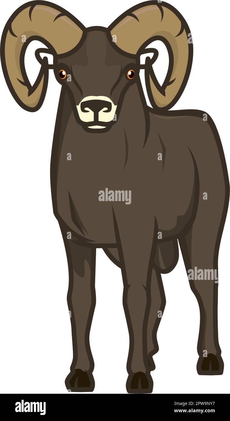 Ram Animal Horns Clipart