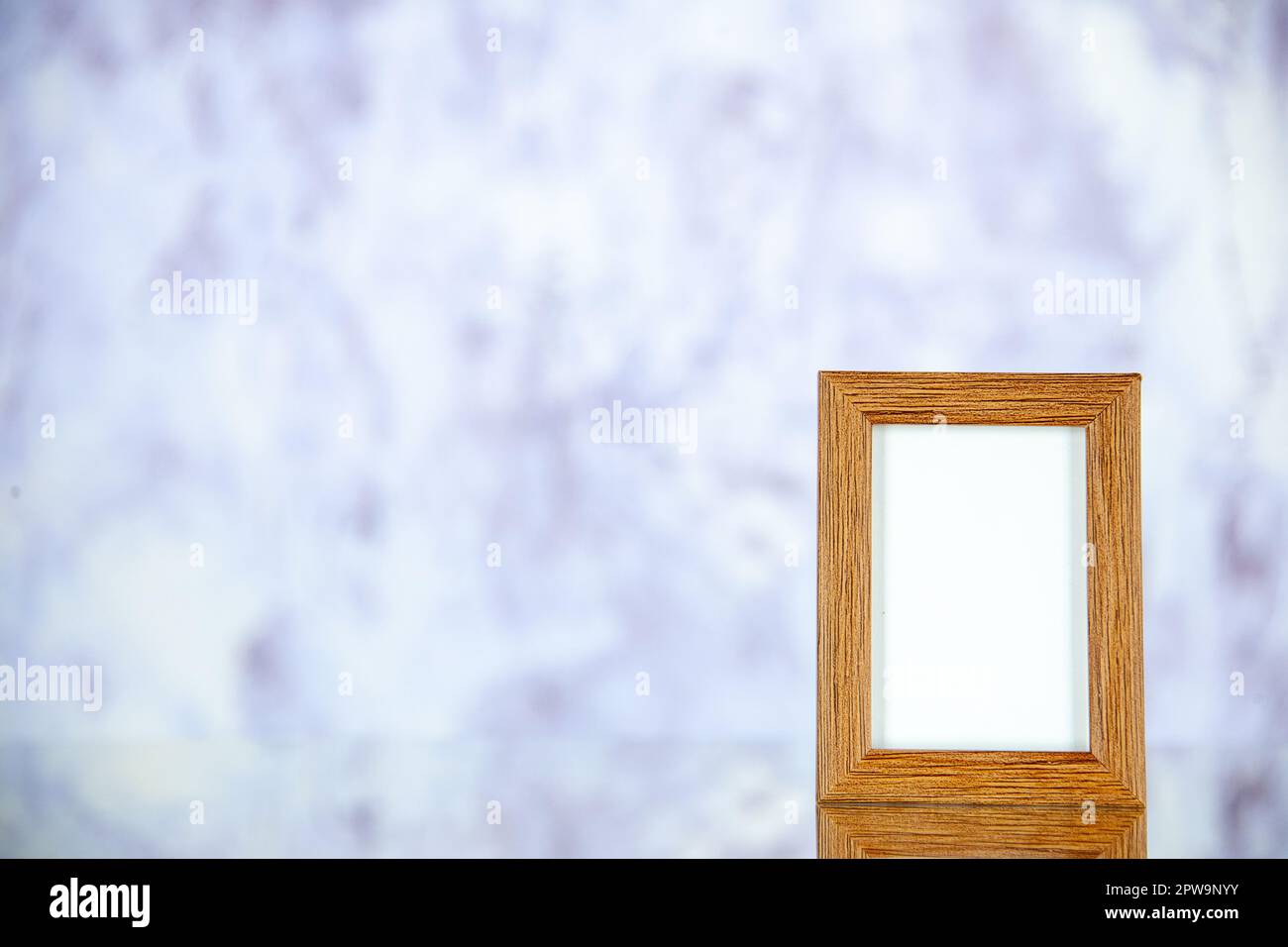 front view picture frame on light background photo color portrait ...