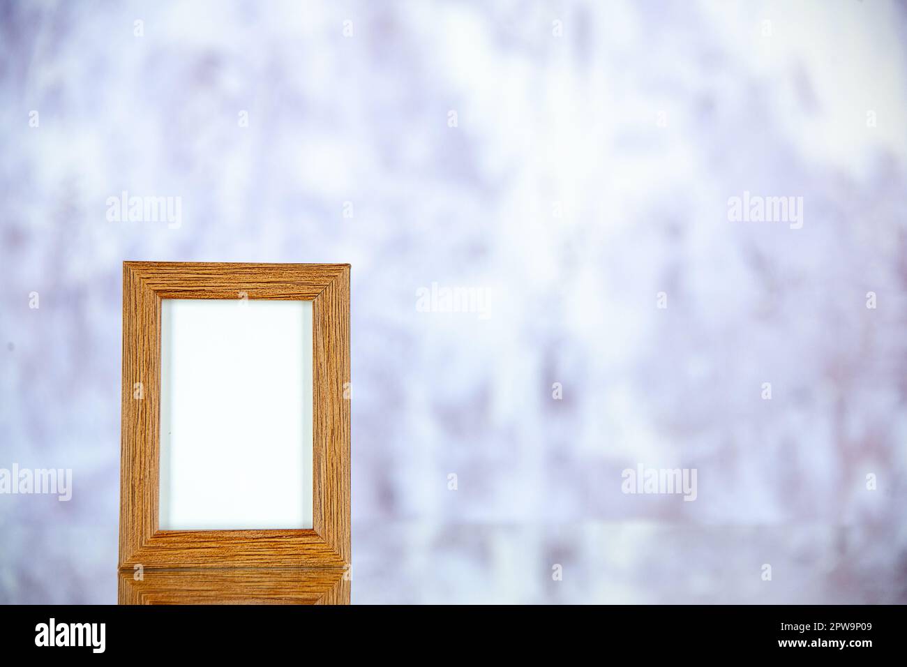 front view picture frame on light background photo color portrait ...