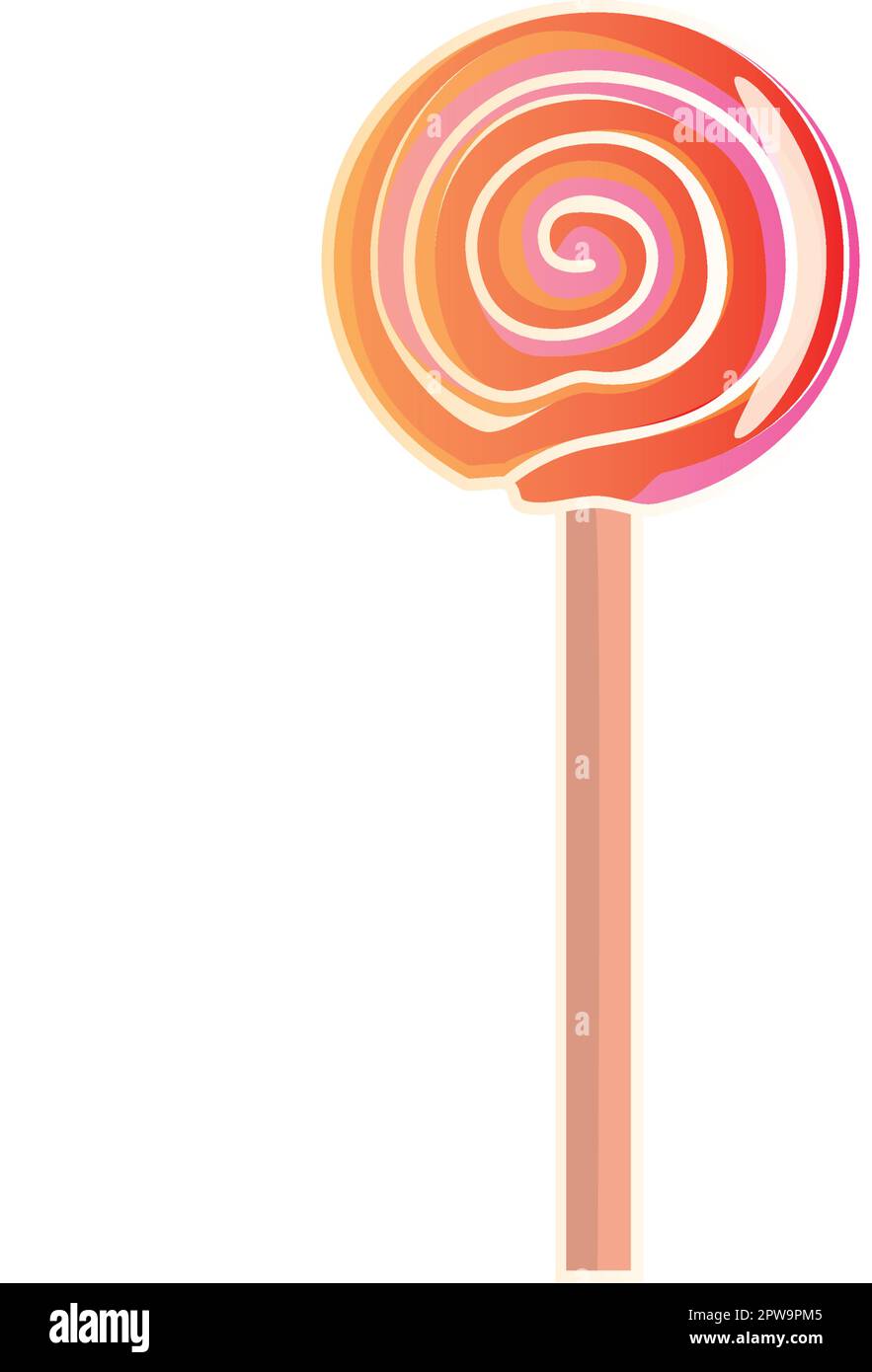 Detailed Sweet and Shiny Lollipop Illustation Stock Vector Image & Art ...