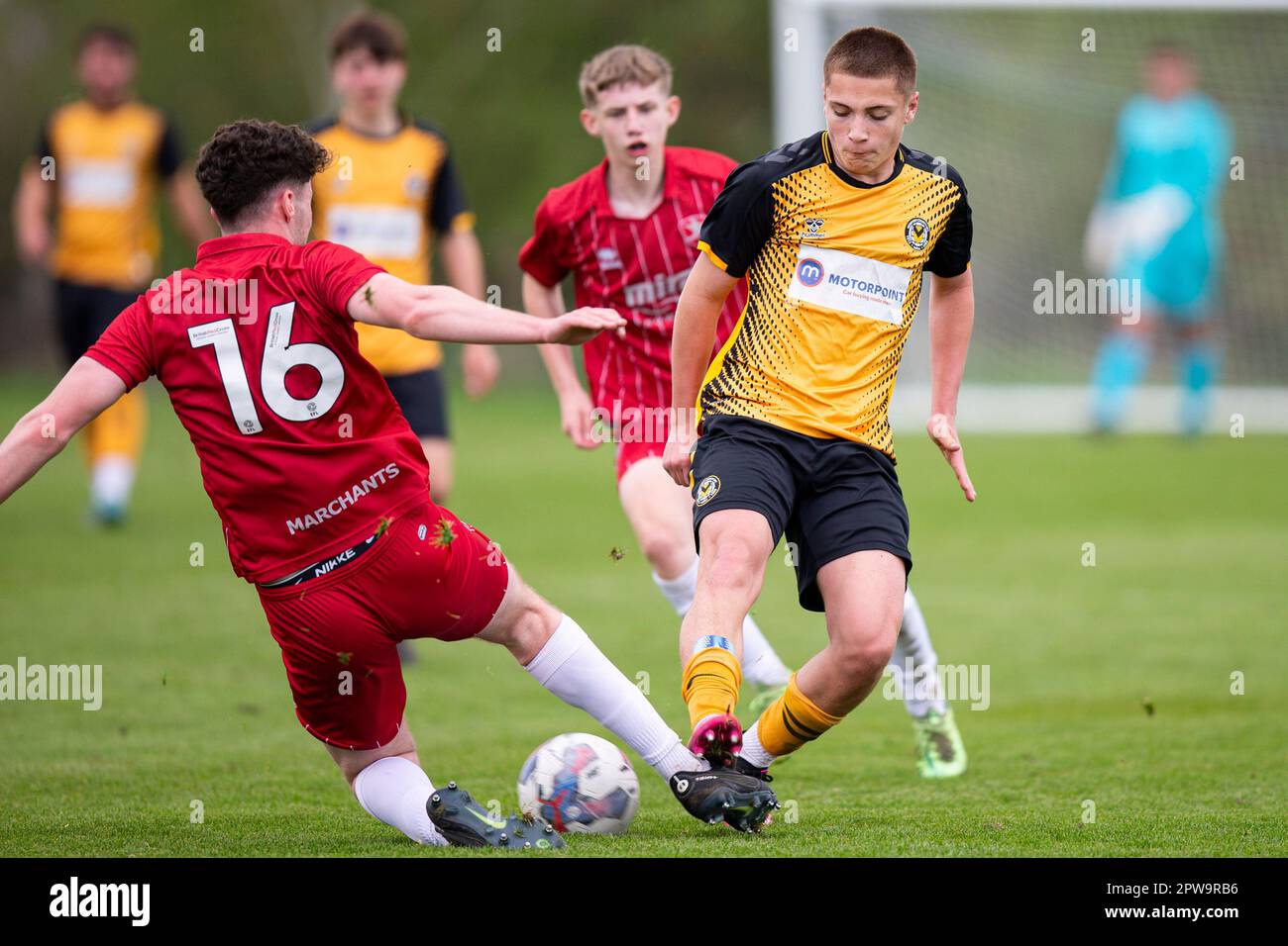 Cheltenham Town u18 v Newport County u18 in the EFL Youth Alliance ...