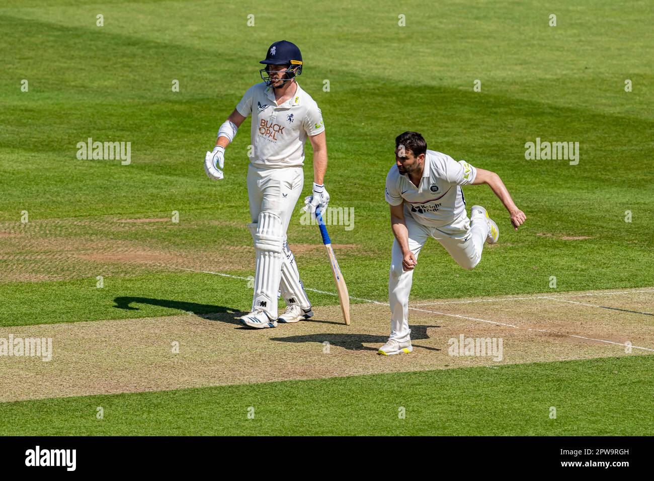 LONDON, UNITED KINGDOM. 29 April, 2023. Tim Murtagh of Middlesex(right ...