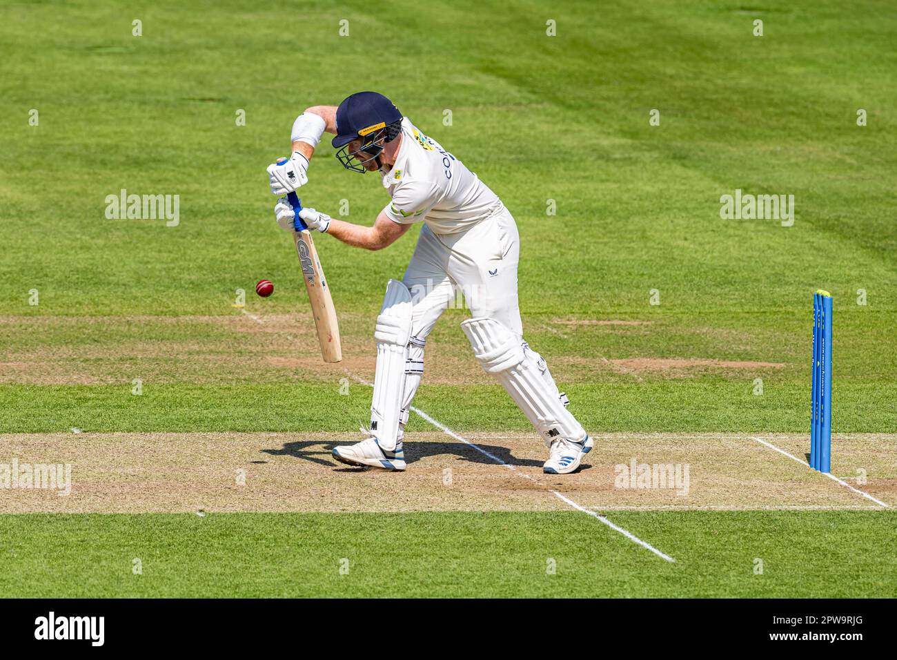 LONDON, UNITED KINGDOM. 29 April, 2023. B. Compton of Kent bats during ...