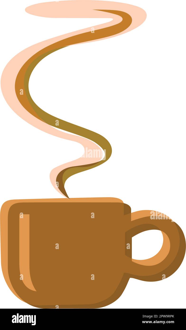 Smoky Tea and Coffee Illustration Stock Vector Image & Art - Alamy