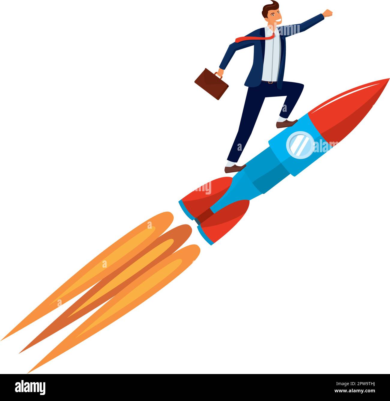 Flying start challenge Cut Out Stock Images & Pictures - Alamy