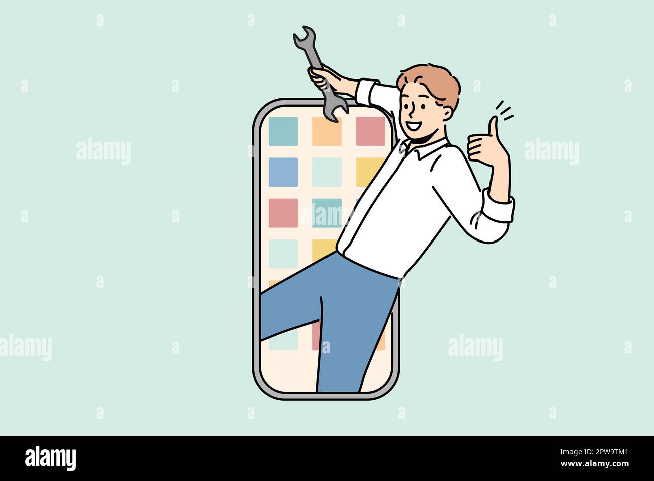 Developer portable Stock Vector Images - Alamy