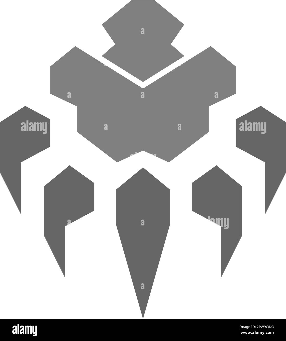 Claw icon logo design Stock Vector Image & Art - Alamy