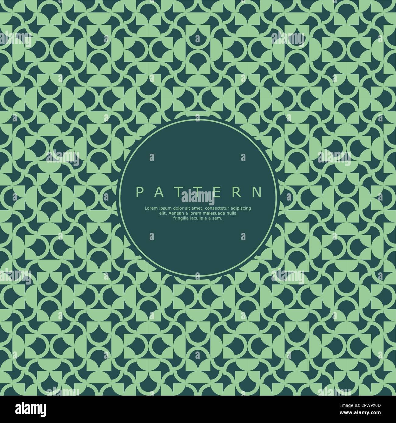 Green Repeat Pattern