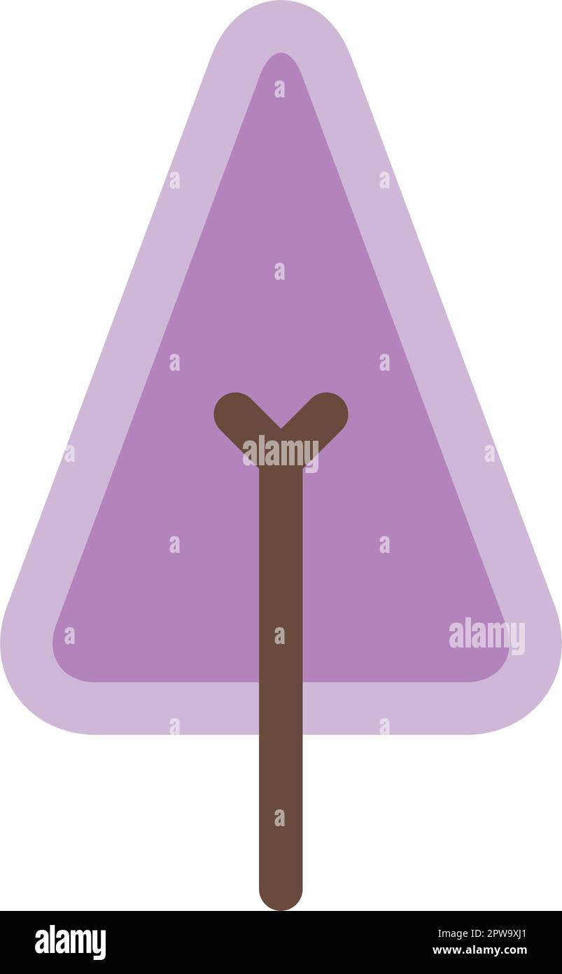 Tree icon vector symbol for nature, ecology and environment in a flat ...