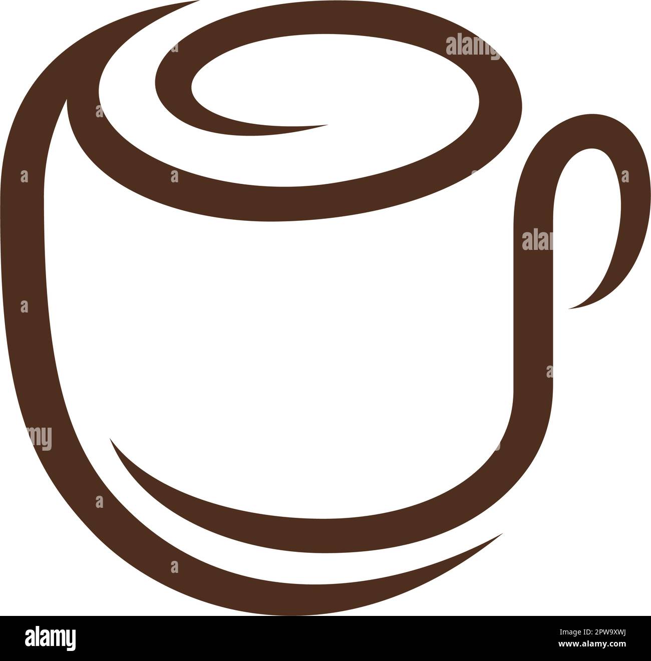 Simple Cafe, Coffee and Mug Symbol Stock Vector Image & Art - Alamy
