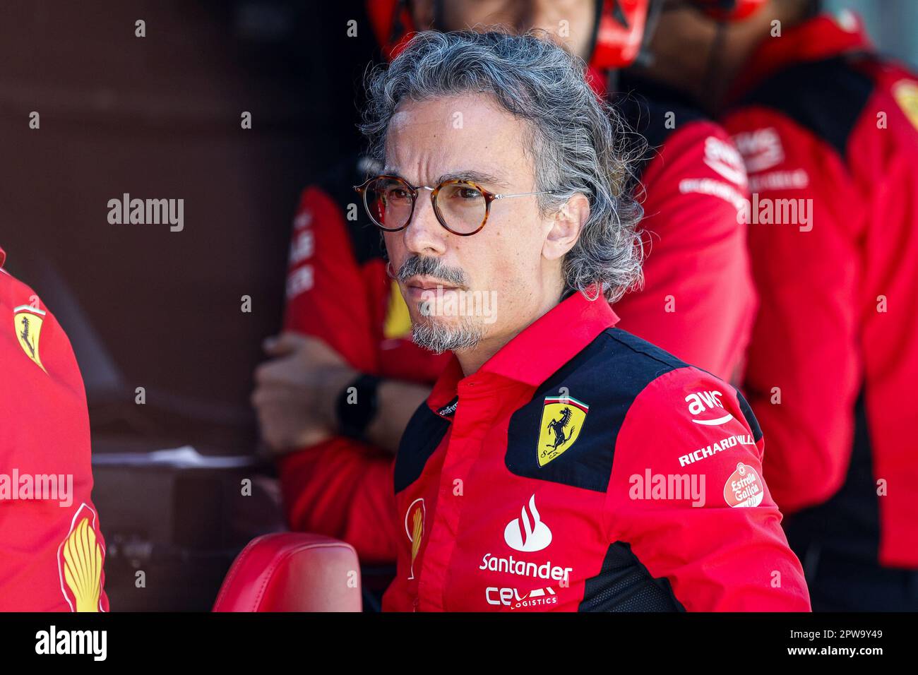 Baku, Azerbaijan. 29th Apr, 2023. Laurent Mekies (FRA, Scuderia Ferrari ...