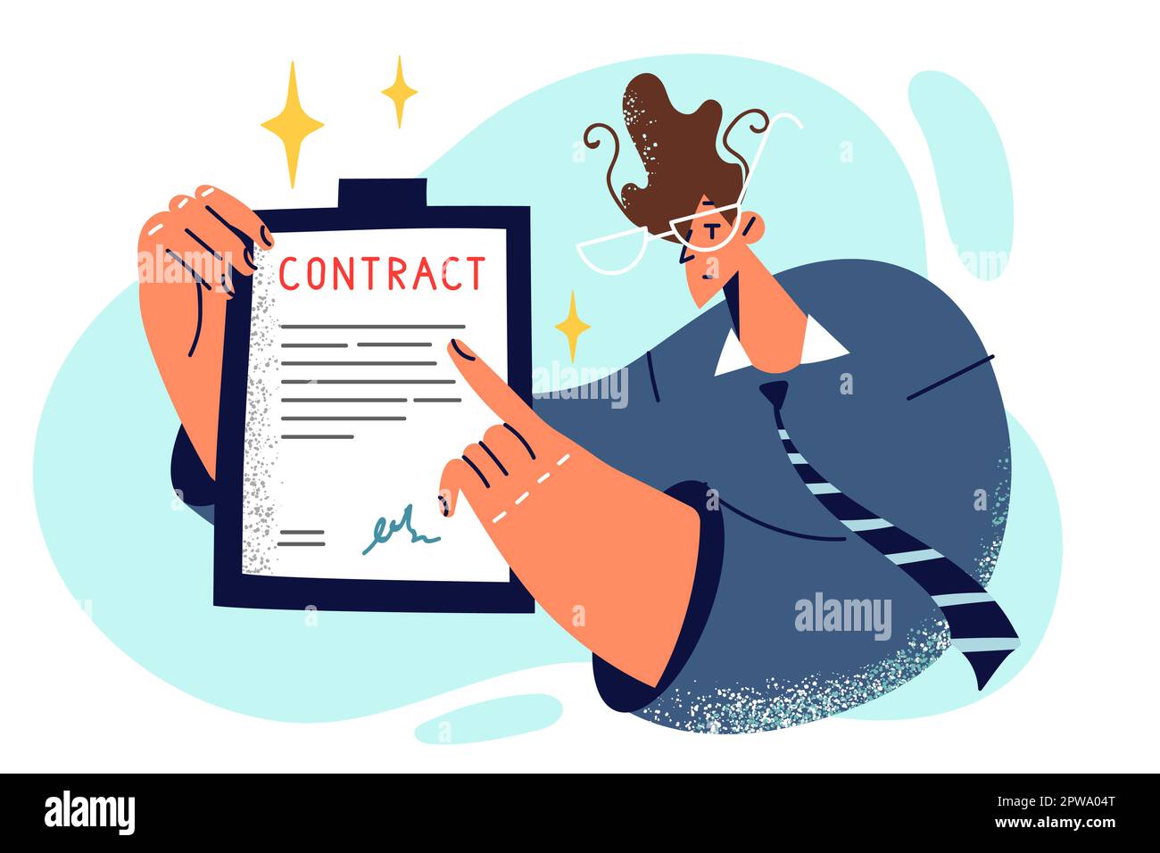 Negotiation obligations Stock Vector Images - Alamy