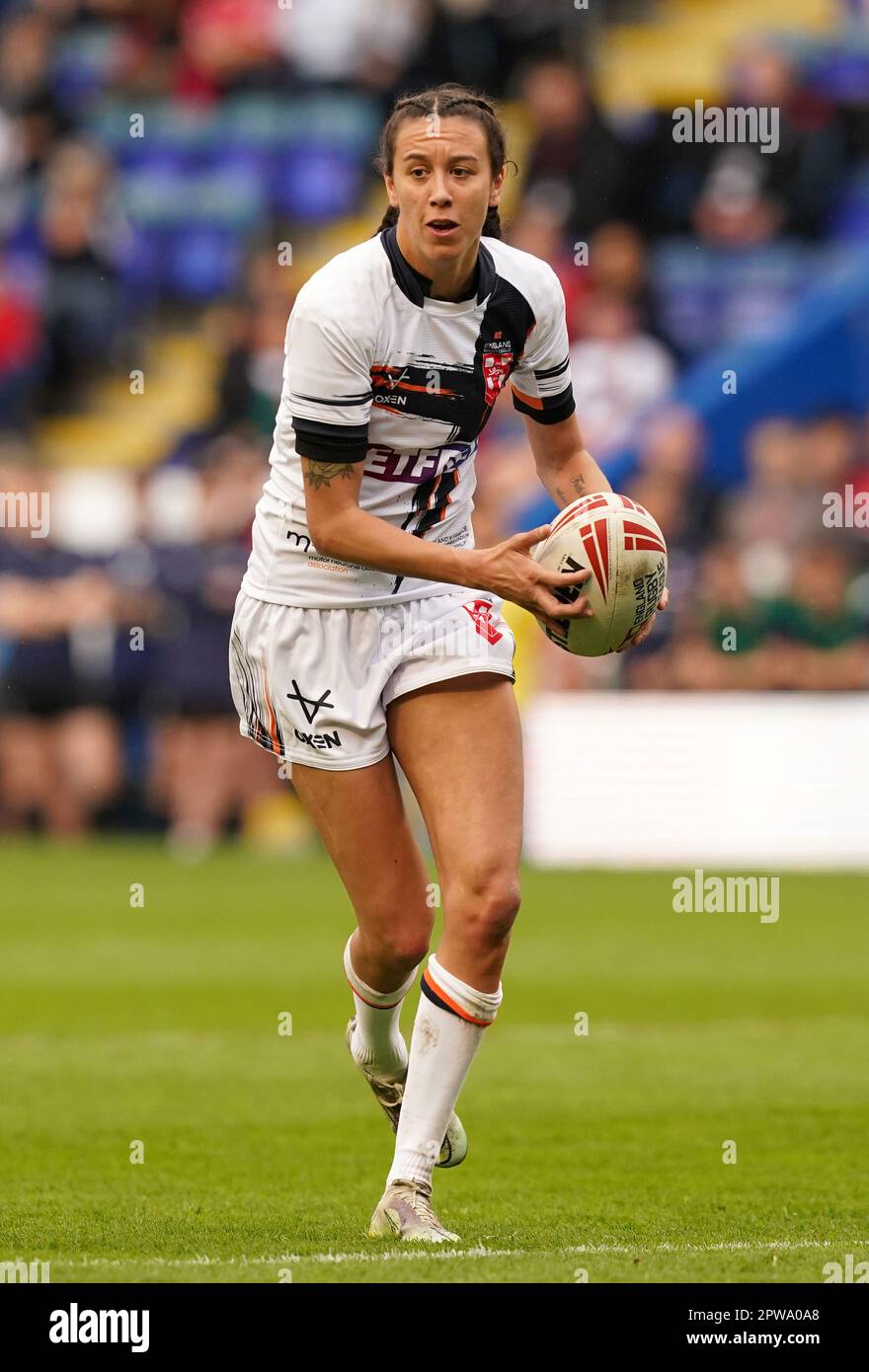 England's Zoe Harris during the women's mid-season international match ...