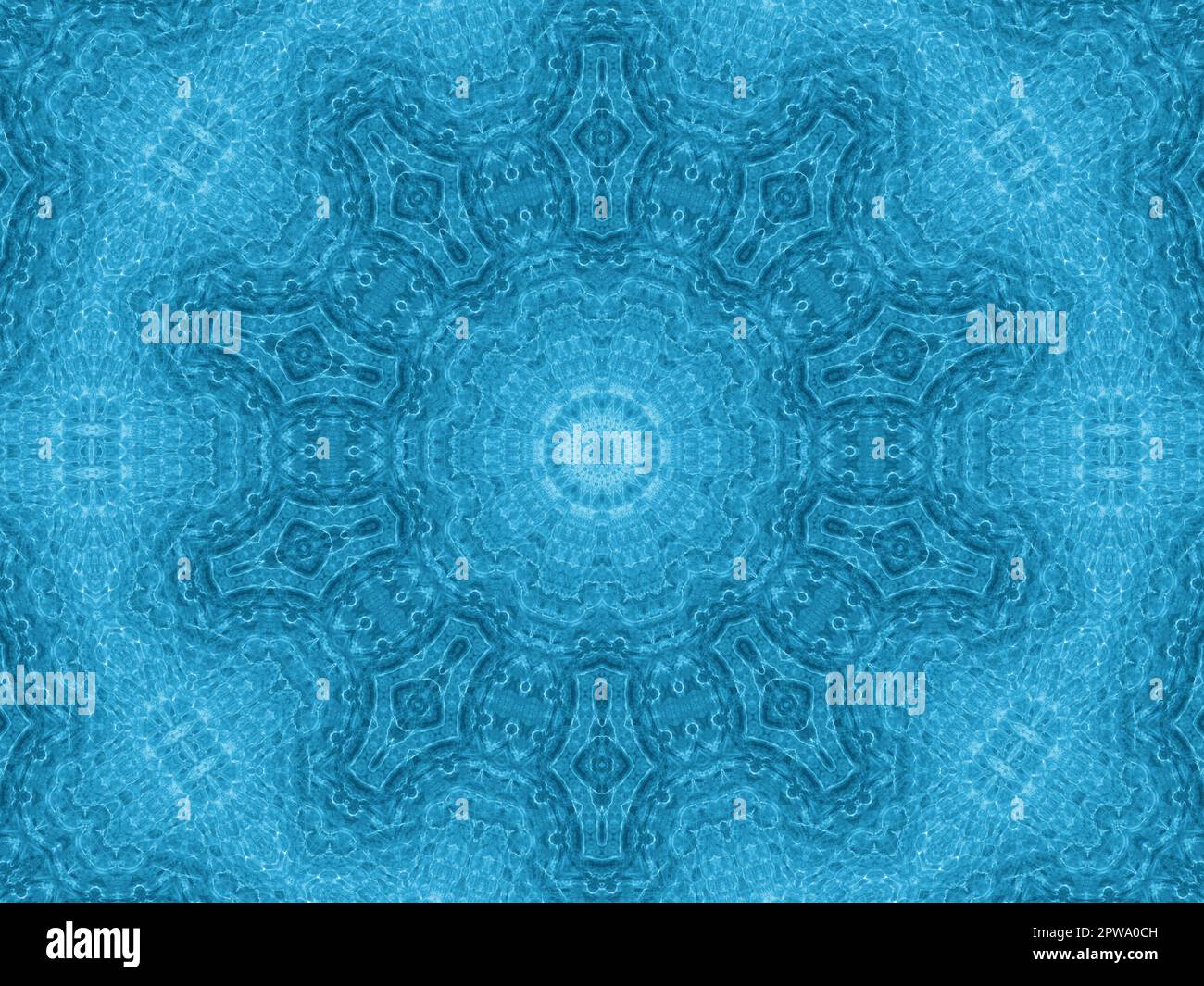 Blue background with abstract radial pattern Stock Photo - Alamy