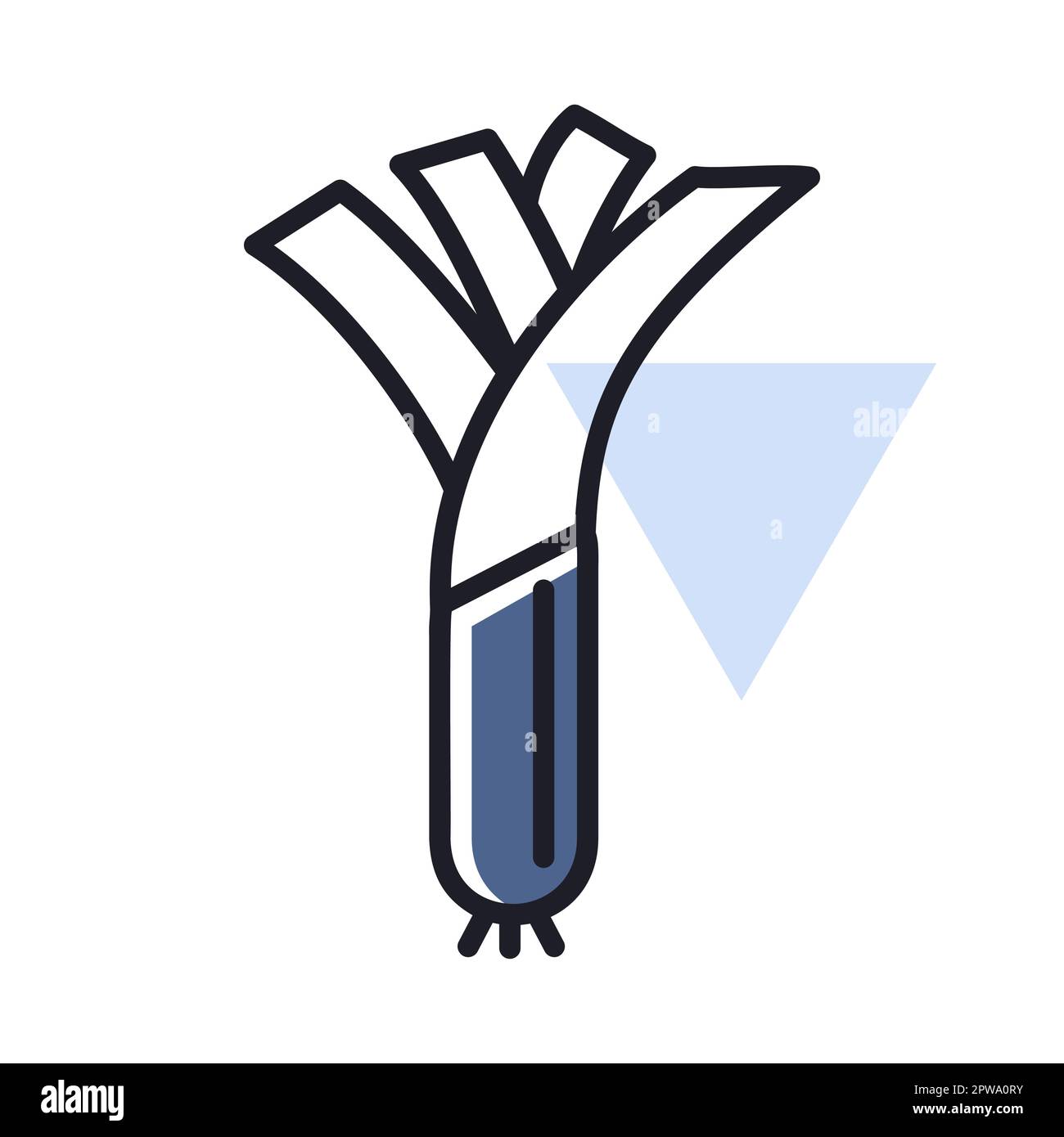Leek sign Stock Vector Images - Alamy