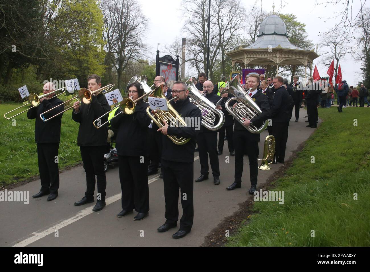May Day Parade, International Workers' Day Union March with Backworth ...