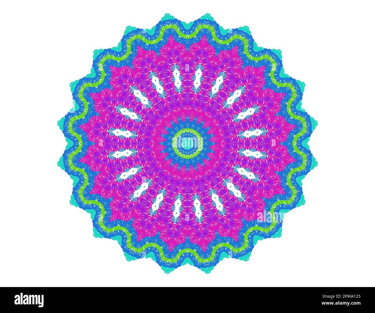 Bright abstract radial pattern on white background Stock Photo - Alamy