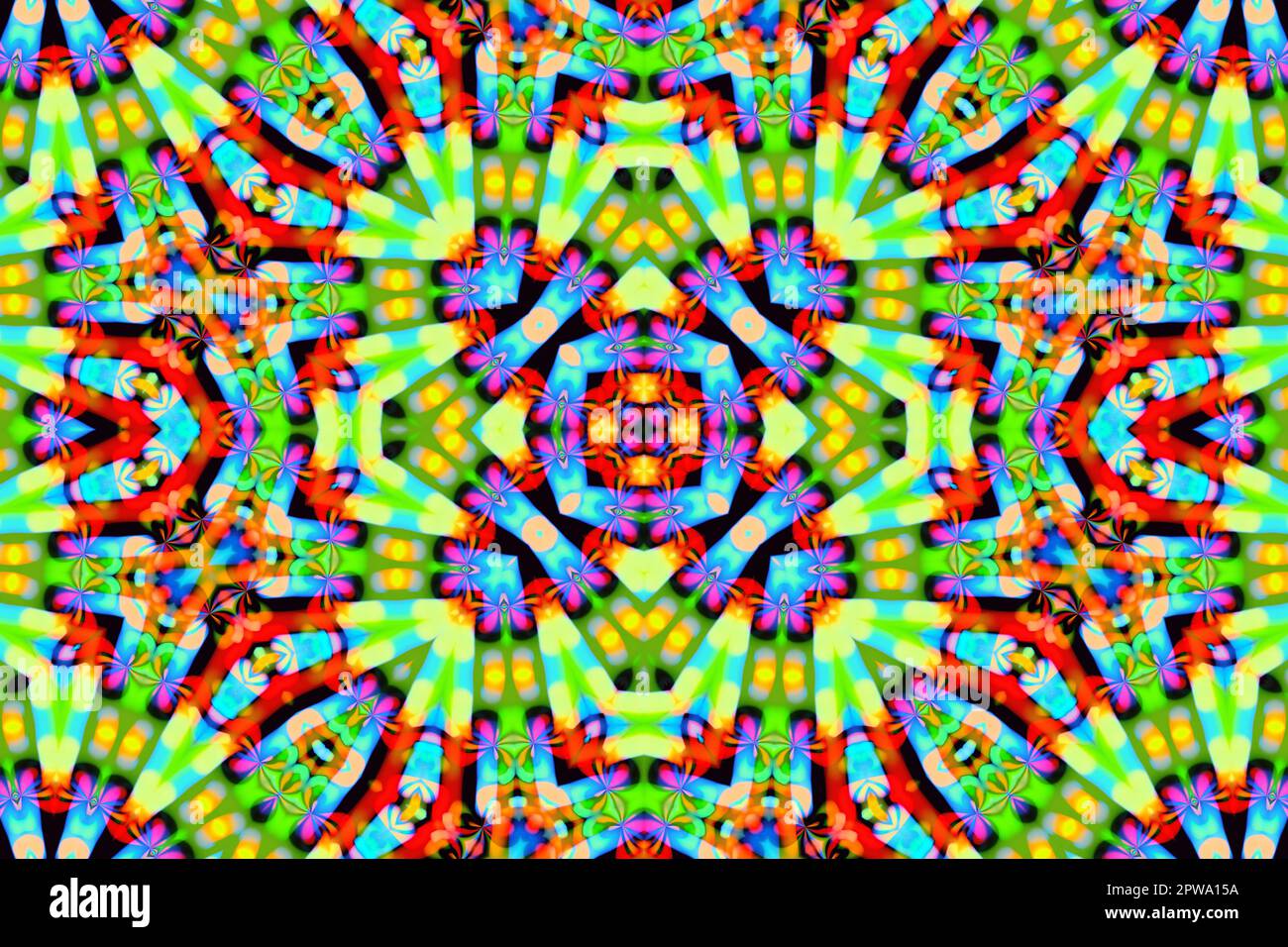 Background with abstract bright neon pattern Stock Photo - Alamy