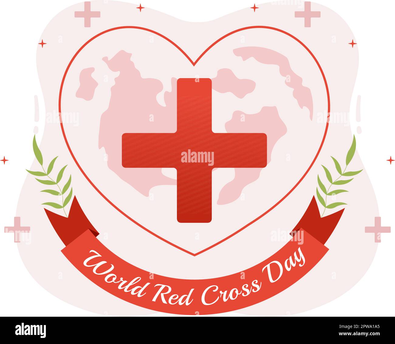 World Red Cross Day on May 8 Illustration to Medical Health and ...