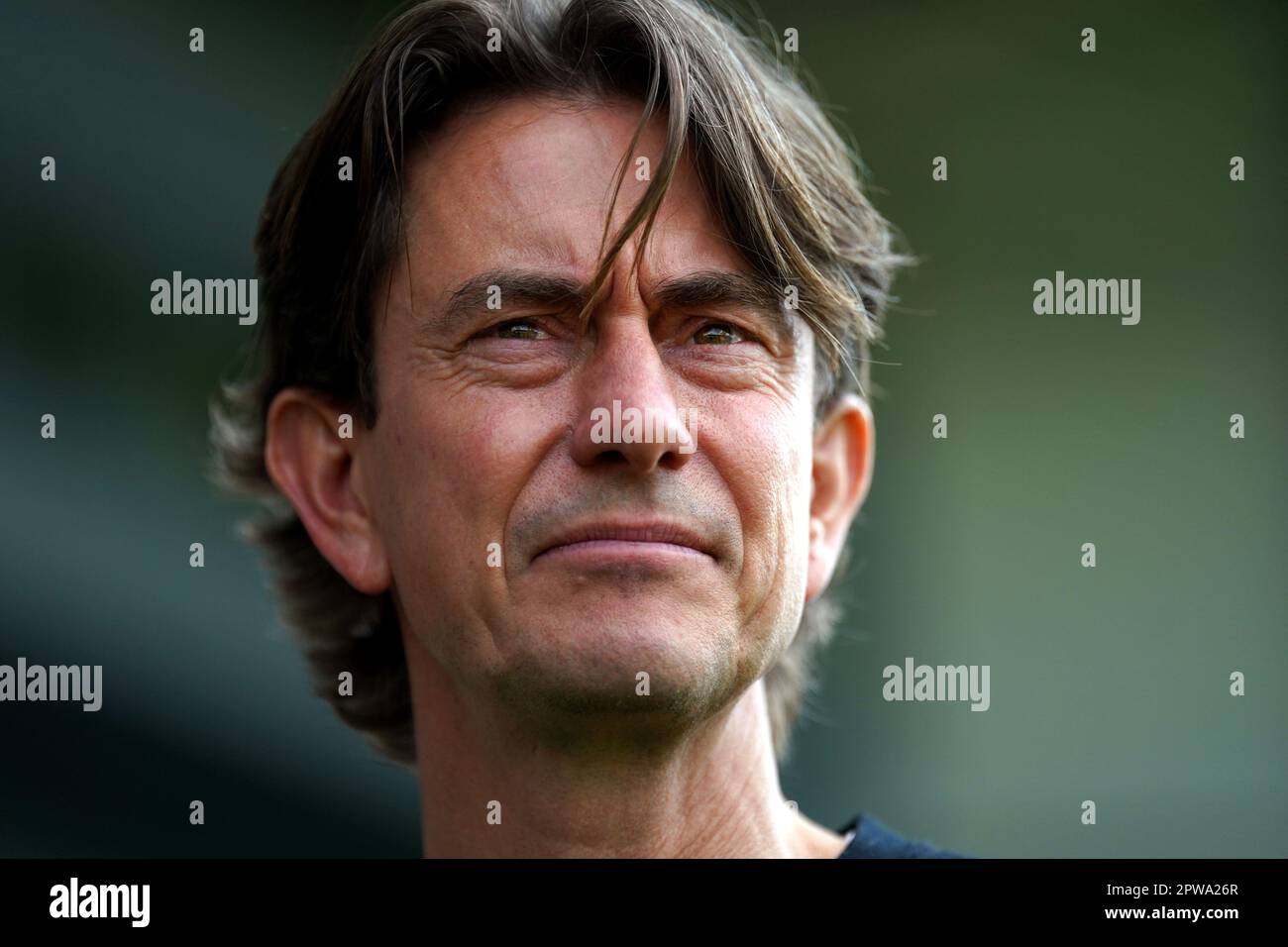 Brentford manager Thomas Frank during the Premier League match at the ...