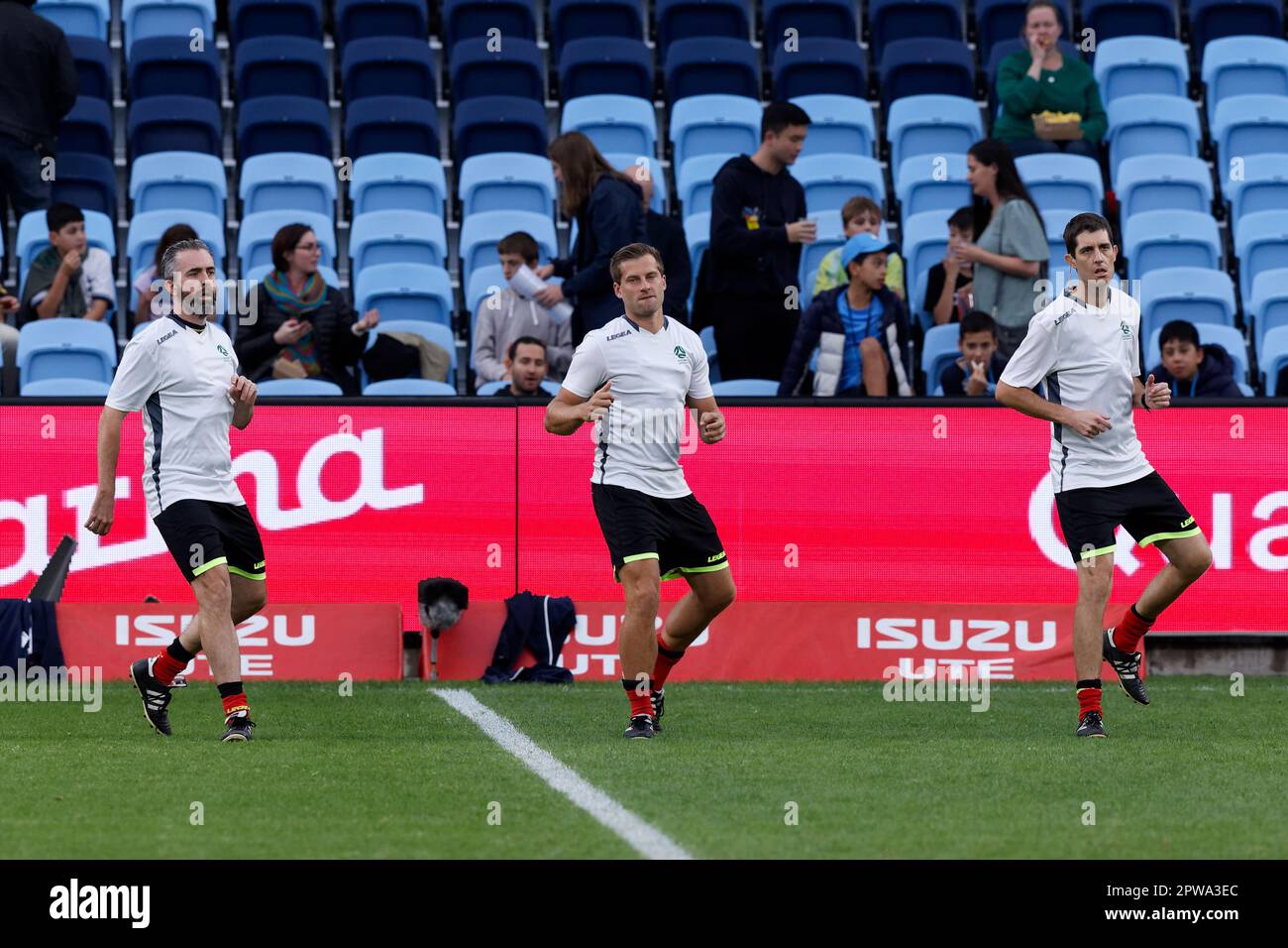 Sydney, Australia. 29th Apr, 2023. Referees, David Walsh, Alex King and ...