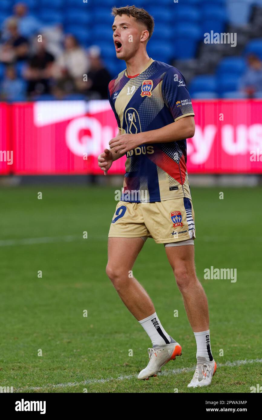 Sydney, Australia. 29th Apr, 2023. Callum Timmins of Newcastle Jets ...
