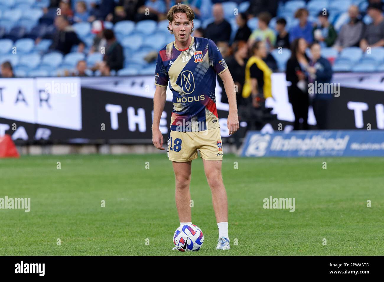 Sydney, Australia. 29th Apr, 2023. Daniel Stynes of Newcastle Jets ...