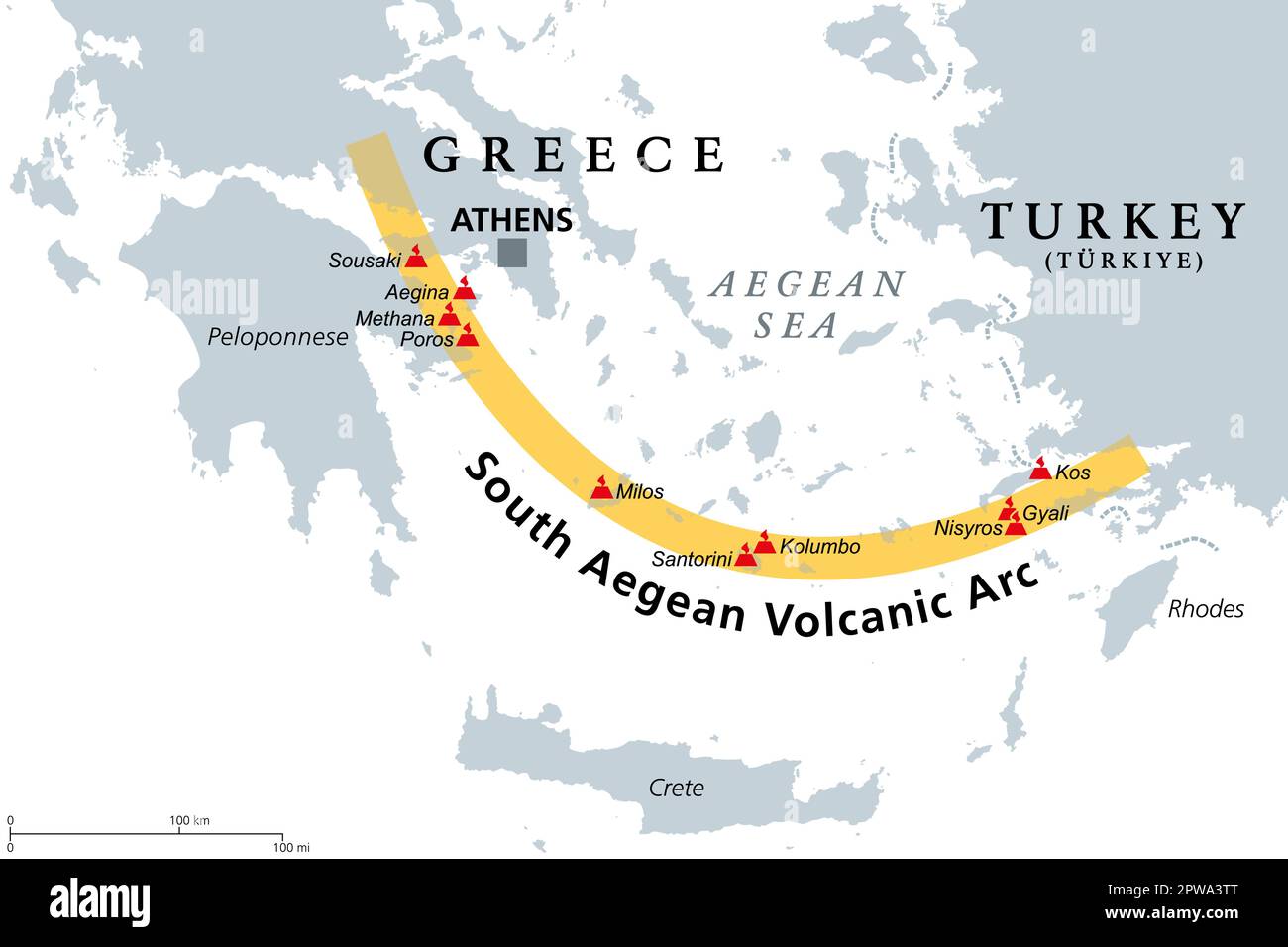 Volcanic Island Arc Map Volcanic Island Arc Map