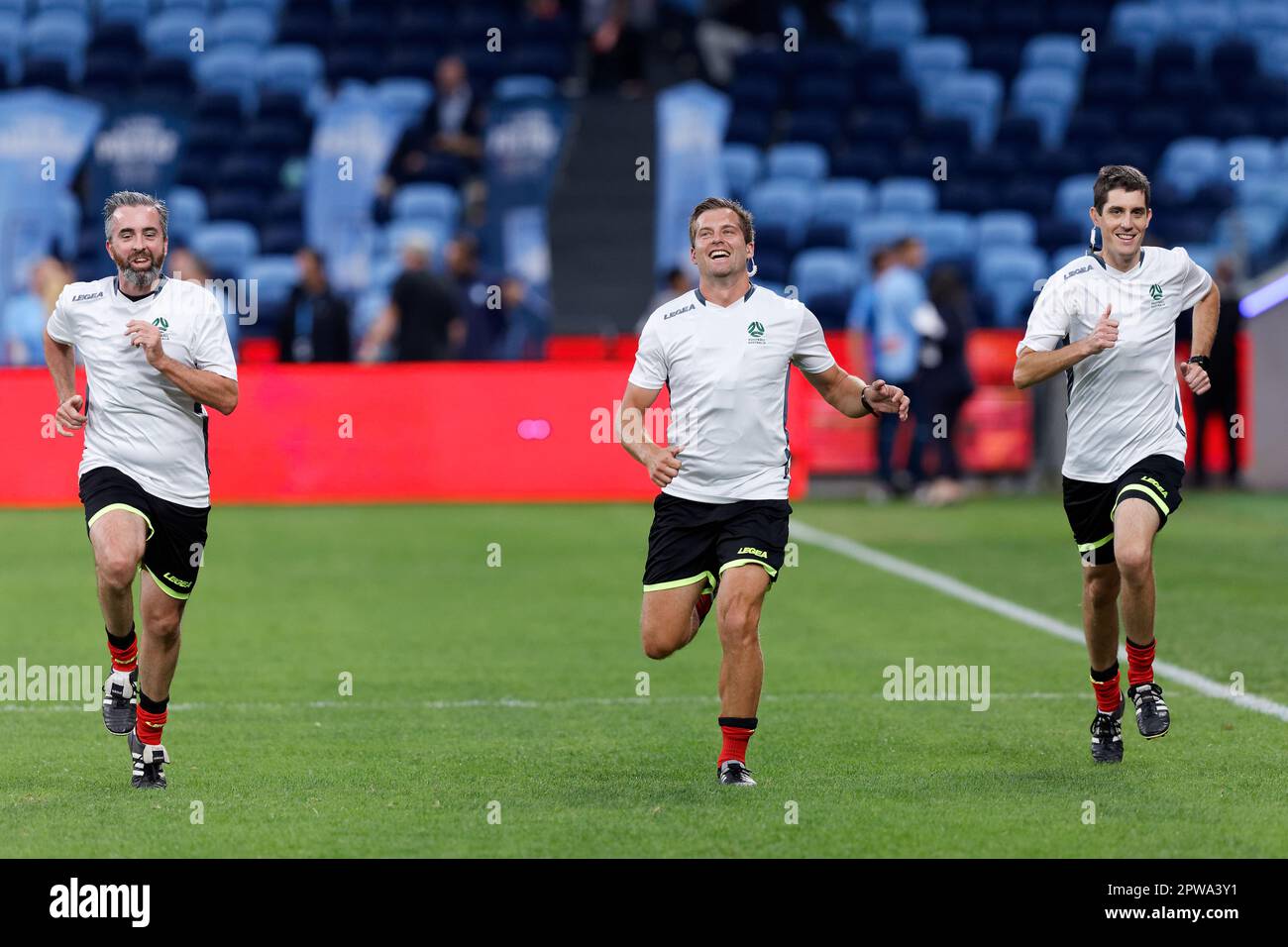 Sydney, Australia. 29th Apr, 2023. Referees, David Walsh, Alex King and ...