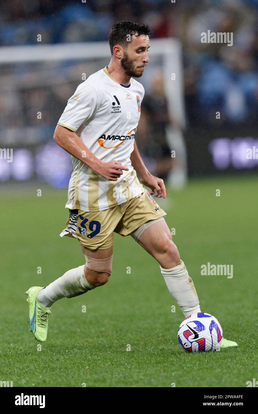 Sydney, Australia. 29th Apr, 2023. Thomas Aquilina of Newcastle Jets ...