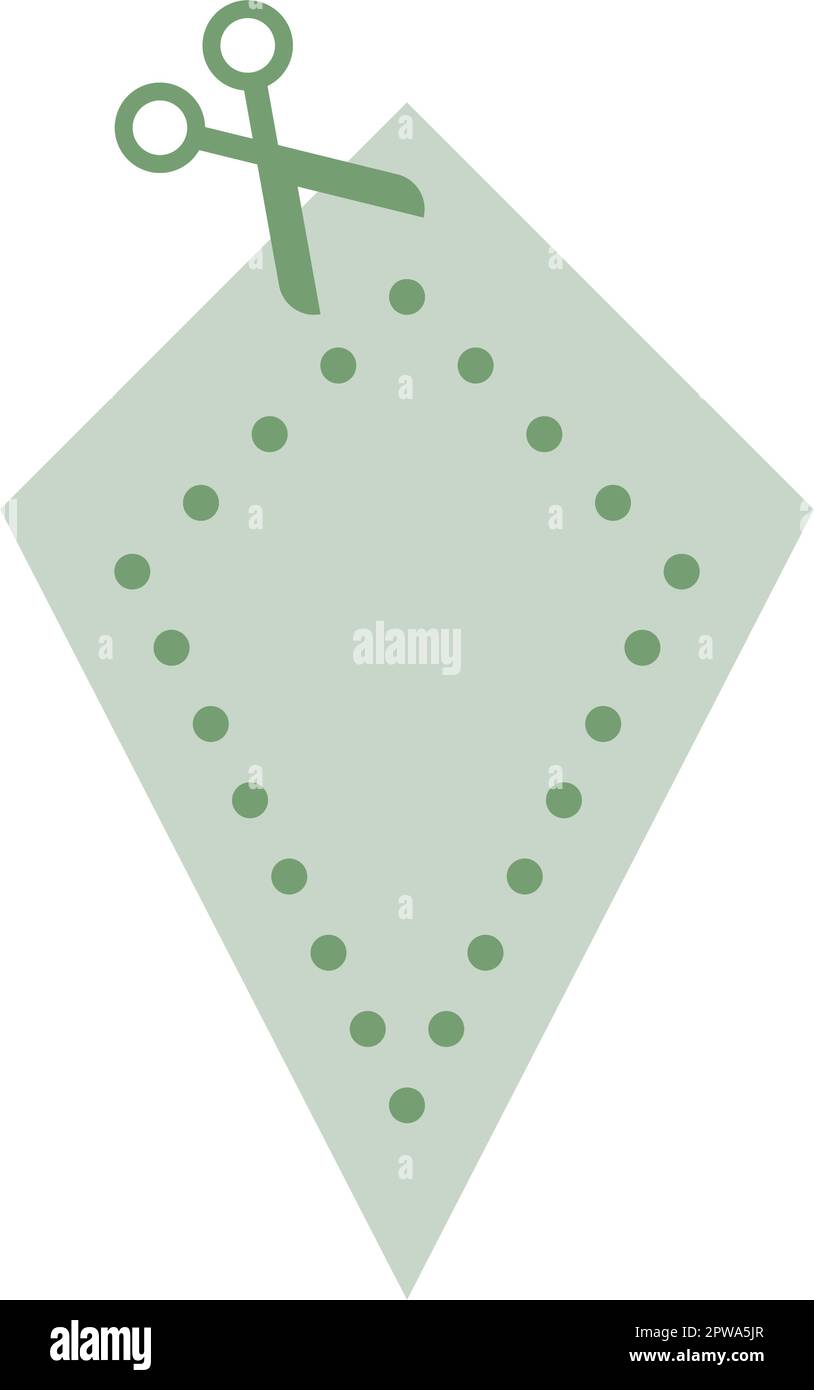 Cutting practice activites kite shape symbol element for preschool ...