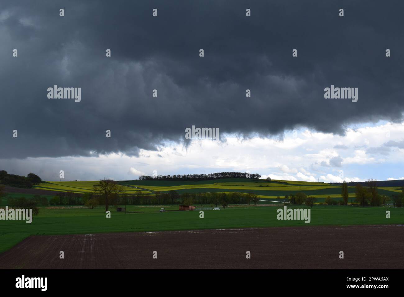 Storm on spring green eifel hi-res stock photography and images - Alamy