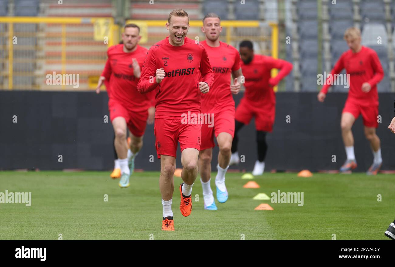 Brussels, Belgium. 29th Apr, 2023. Antwerp's Ritchie De Laet pictured ...