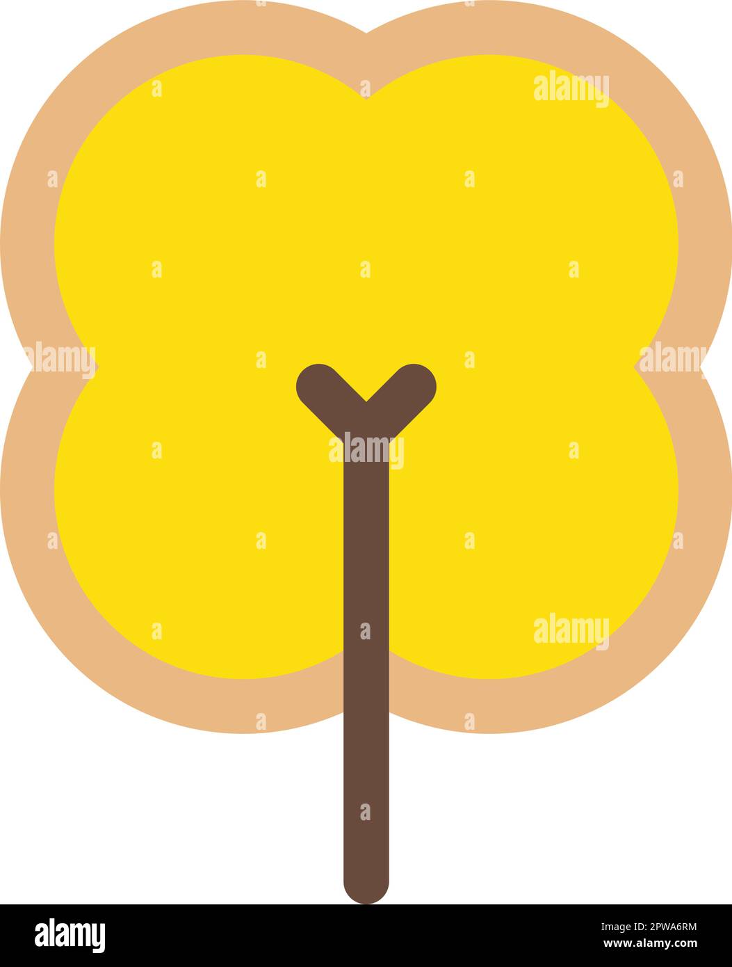 Tree icon vector symbol for nature, ecology and environment in a flat ...