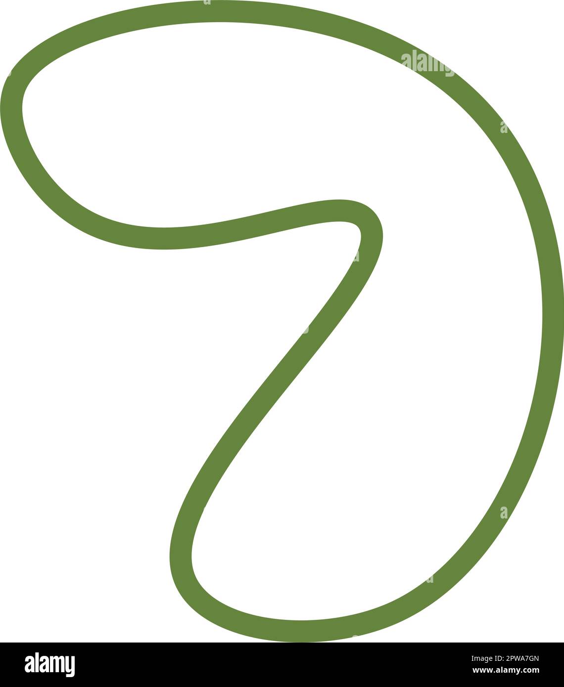 Abstract shape outline contemporary modern boho art design element ...