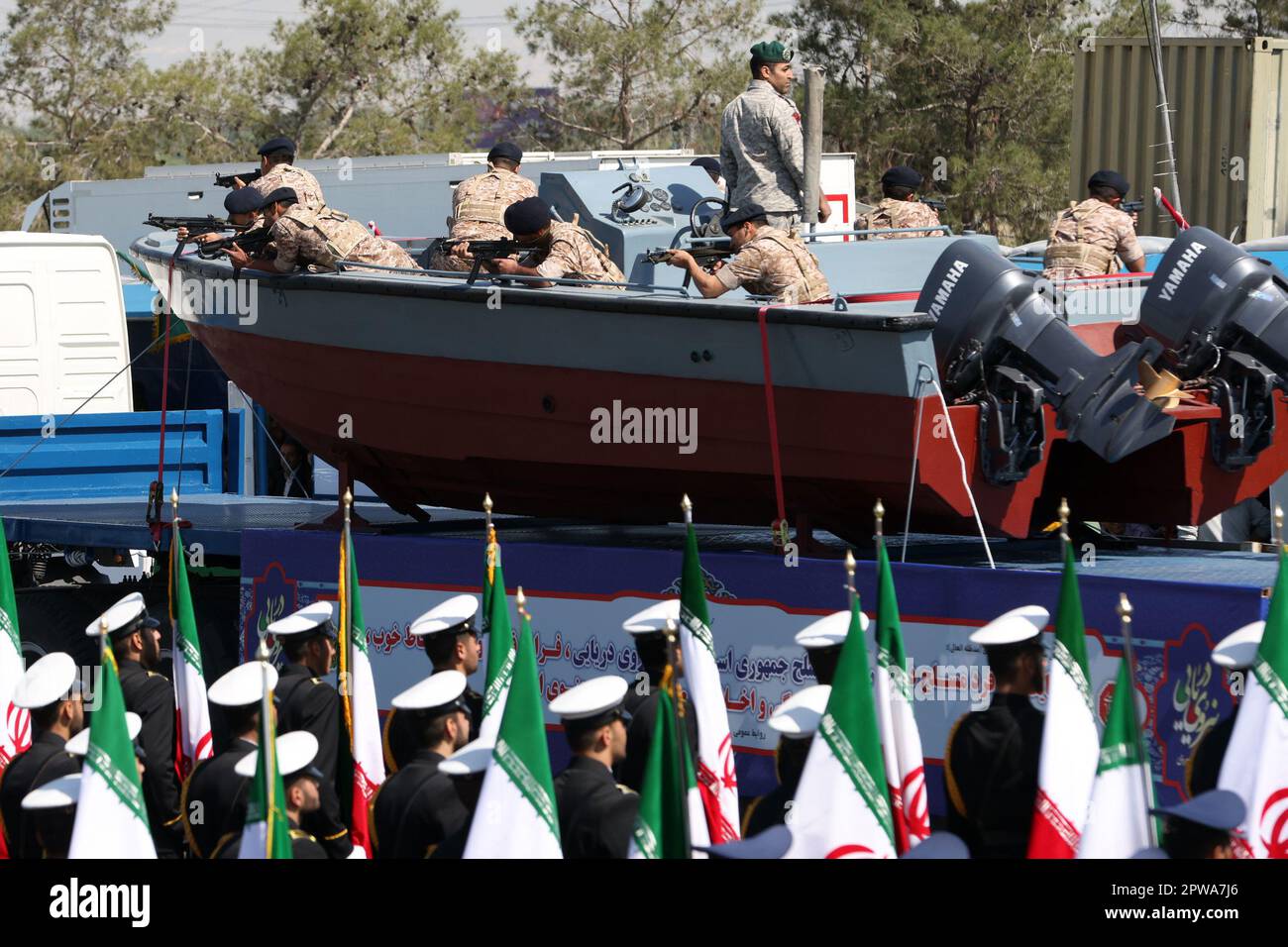 Iran Parade Military Stock Photo - Alamy