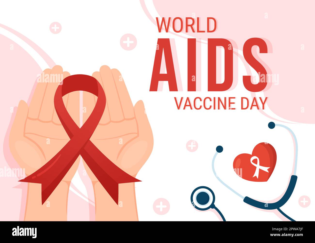 World Aids Vaccine Day Illustration to Prevention and Awareness Health ...