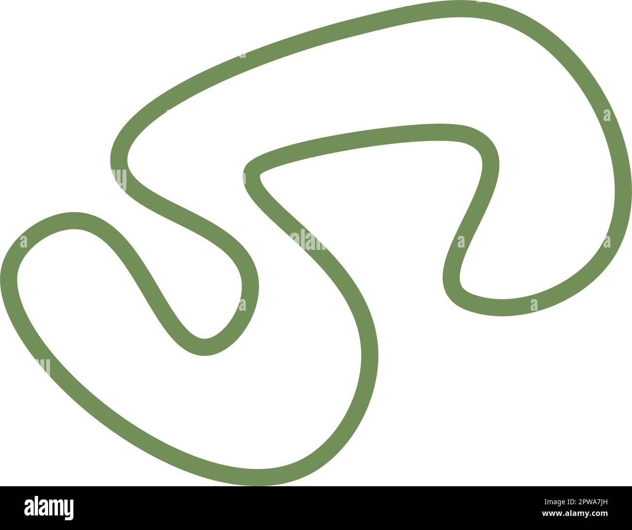 Abstract shape outline contemporary modern boho art design element ...