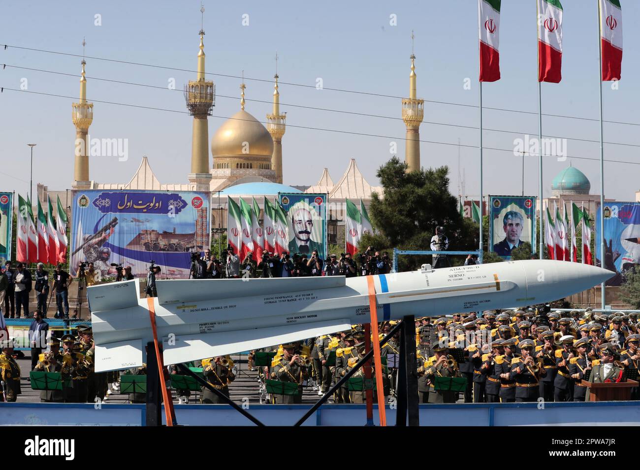 Iran Parade Military Stock Photo - Alamy