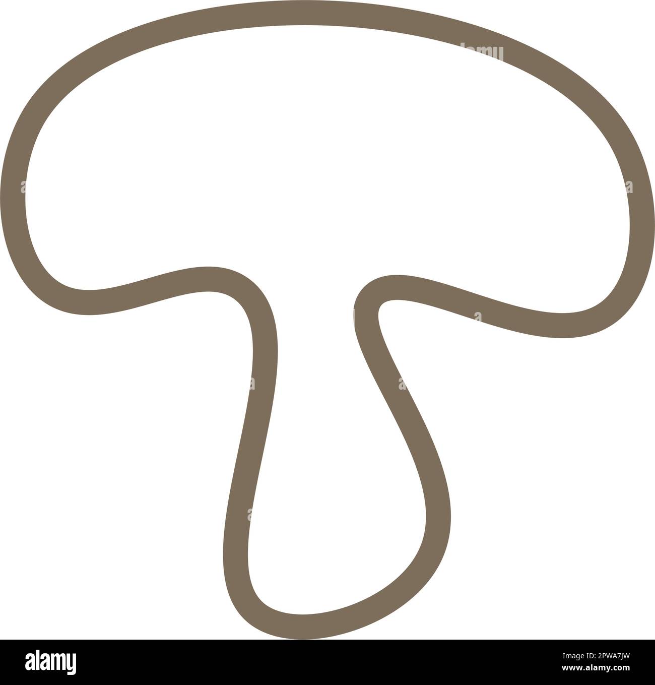 Abstract shape outline contemporary modern boho art design element ...