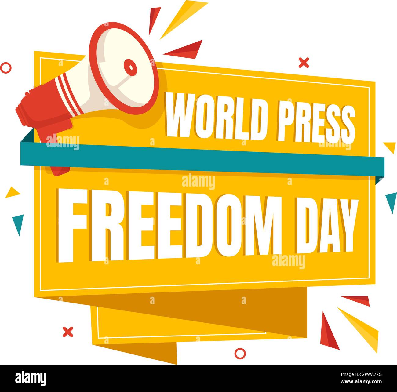World Press Freedom Day on May 3 Illustration with Hands Holding News ...
