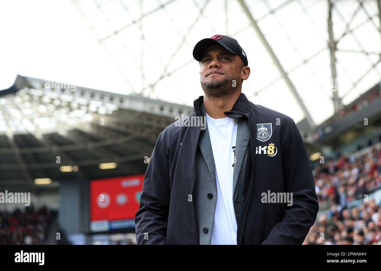 Burnley manager Vincent Kompany before the Sky Bet Championship match ...