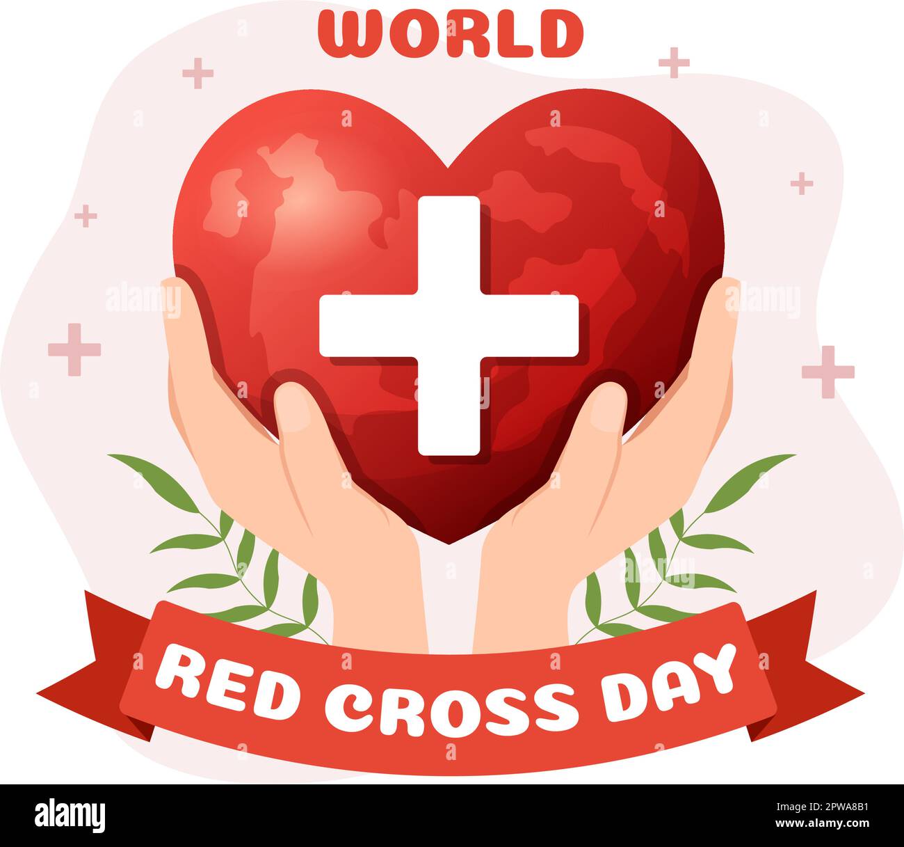 World Red Cross Day on May 8 Illustration to Medical Health and ...
