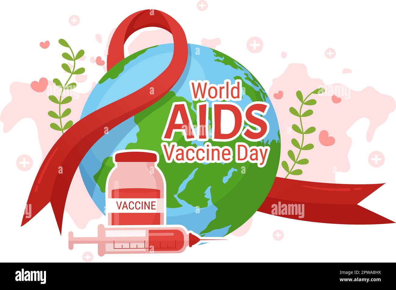 World Aids Vaccine Day Illustration to Prevention and Awareness Health ...