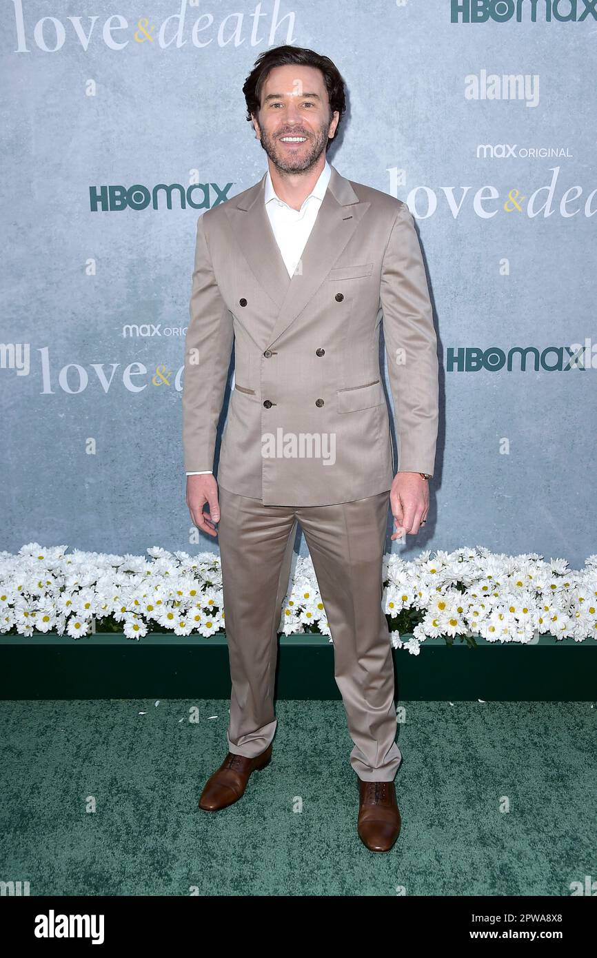 Tom Pelphrey bei der Premiere des HBO Max Streamingserie 'Love & Death ...