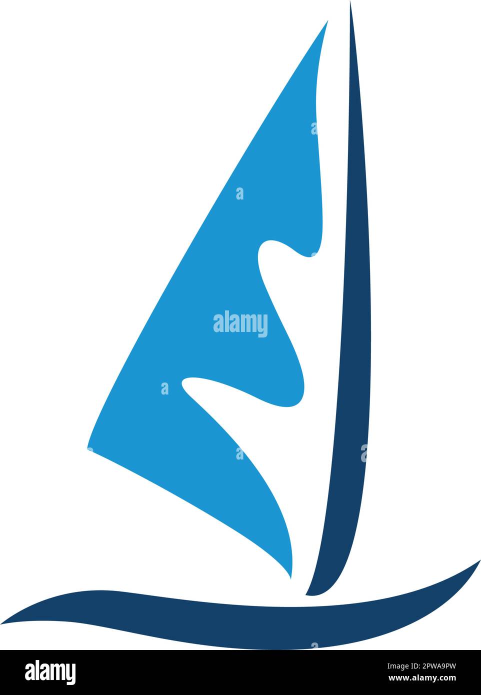 Sailing Catamaran and Sail Boat Symbol Stock Vector Image & Art - Alamy