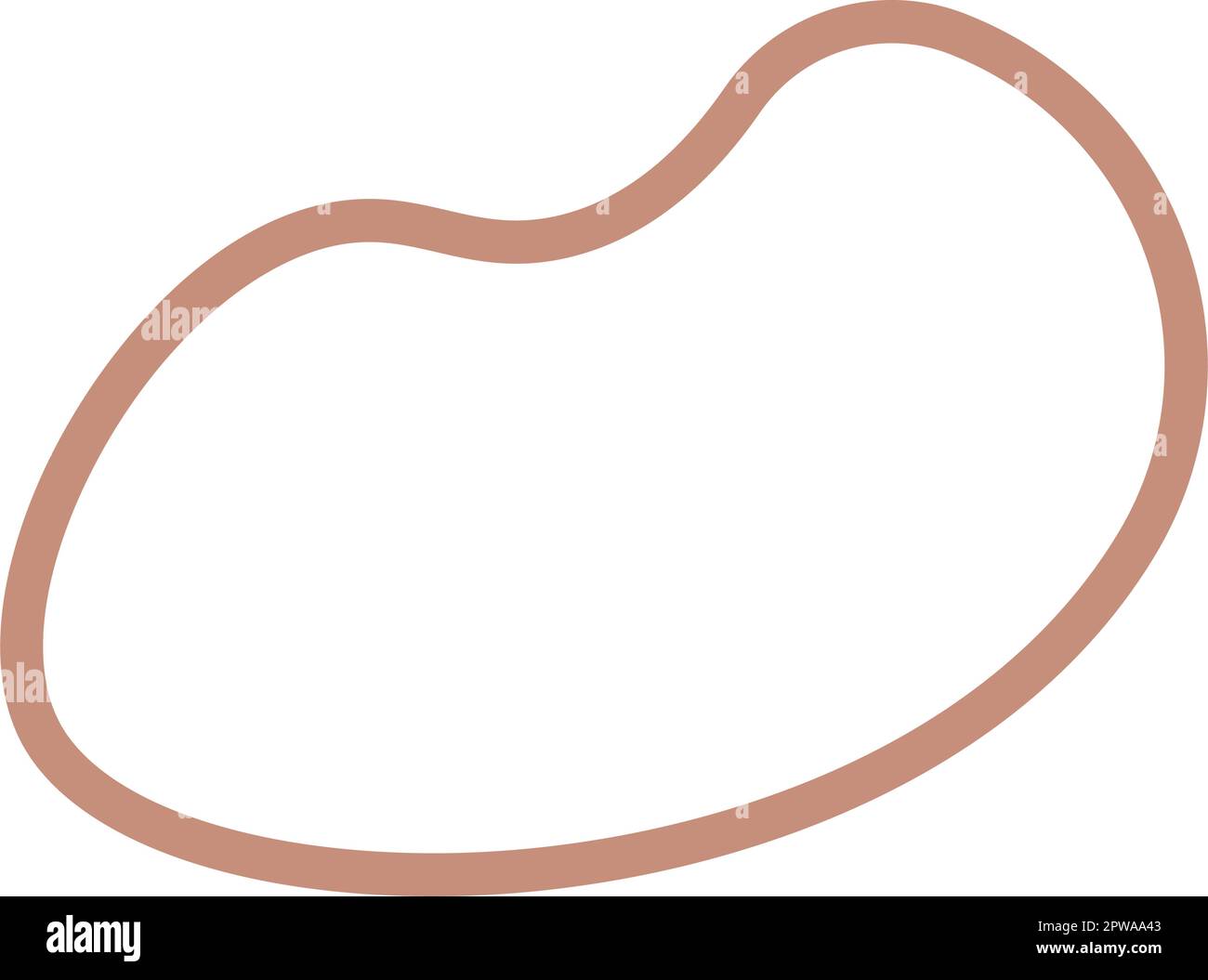 Abstract shape outline contemporary modern boho art design element ...