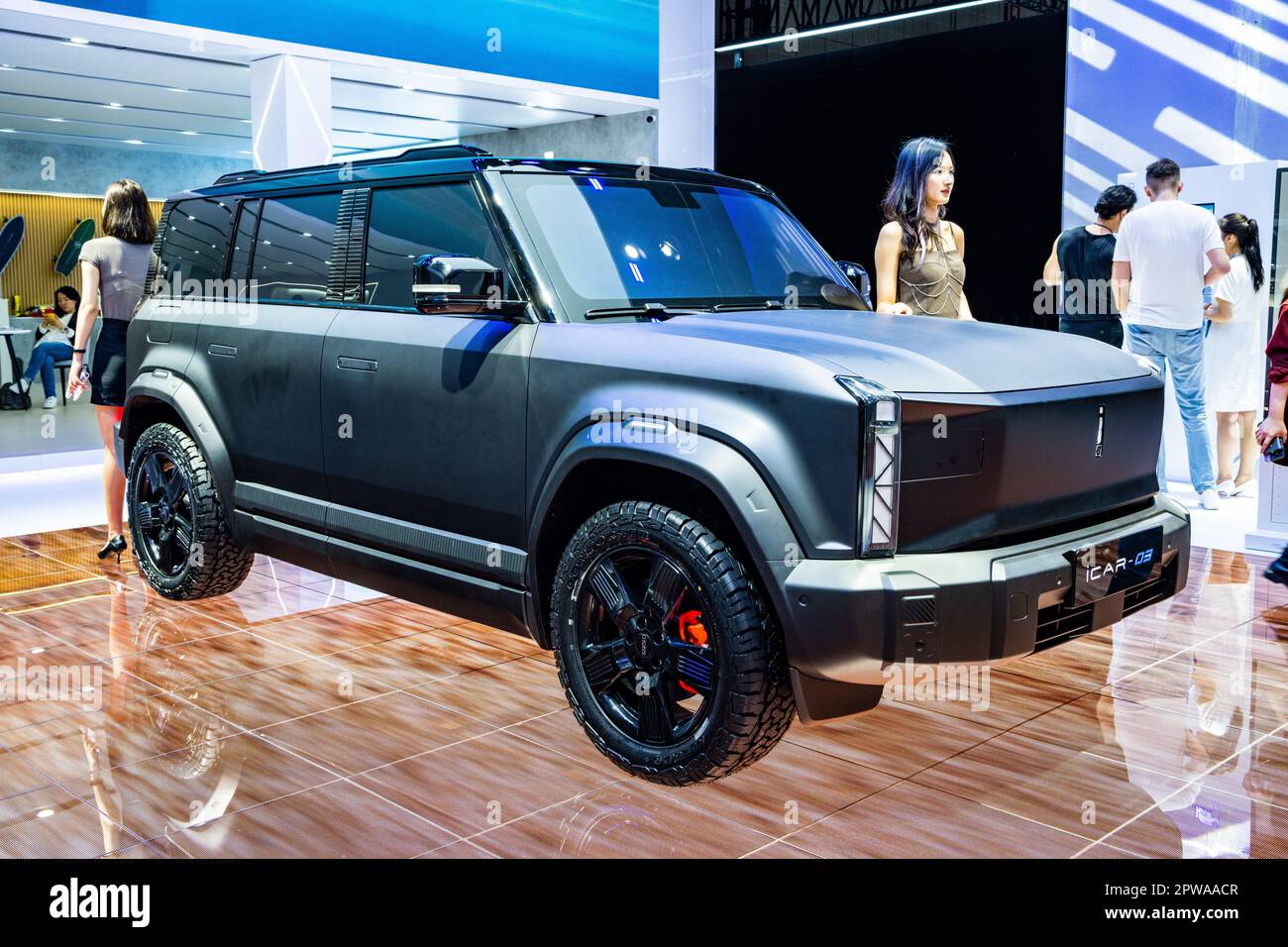 Chery iCar 03 EV concept SUV on display at the 2023 Shanghai Auto Show Stock Photo - Alamy