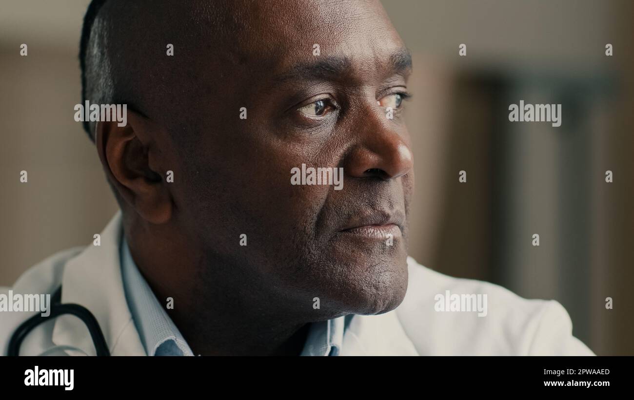 Portrait experienced african doctor hi-res stock photography and images ...