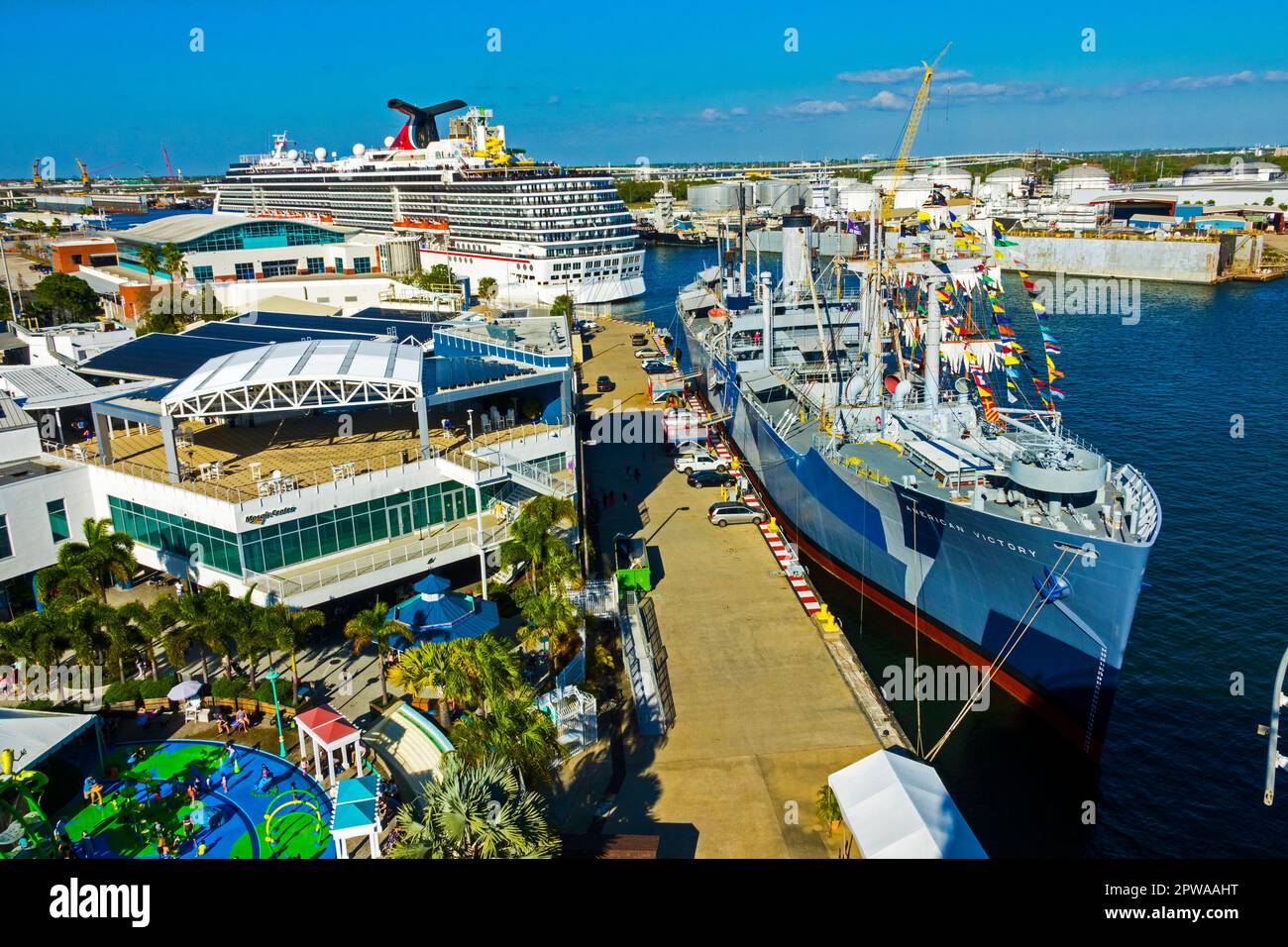 American Victory Ship & Museum, Tampa, Florida Stock Photo - Alamy